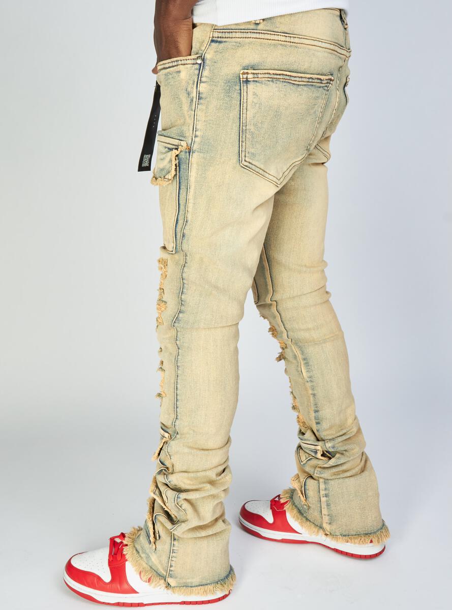 Politics Jeans - Super Stacked Cargo - Dark Vintage - Marcel516