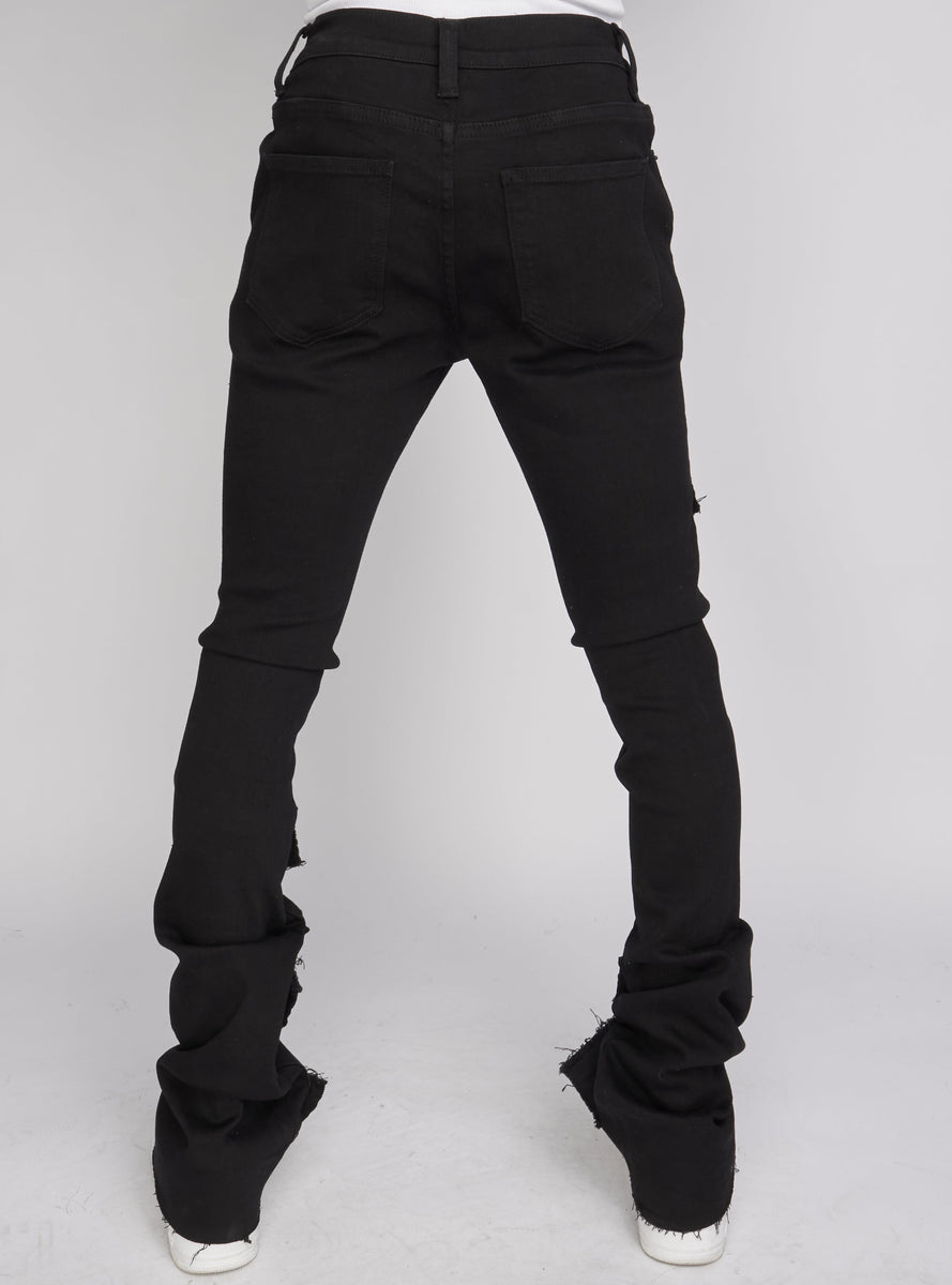 Politics Jeans - Super Stacked Cargo - Jet Black - Marcel504