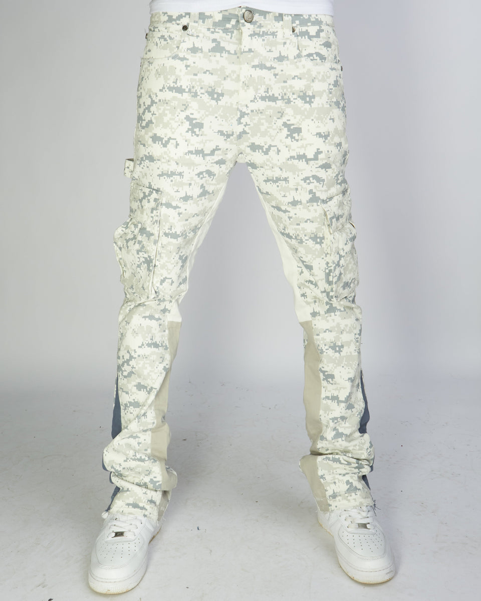 Politics Jeans - Mott - Winter Digital Camo - Cargo Stacked Denim - 51
